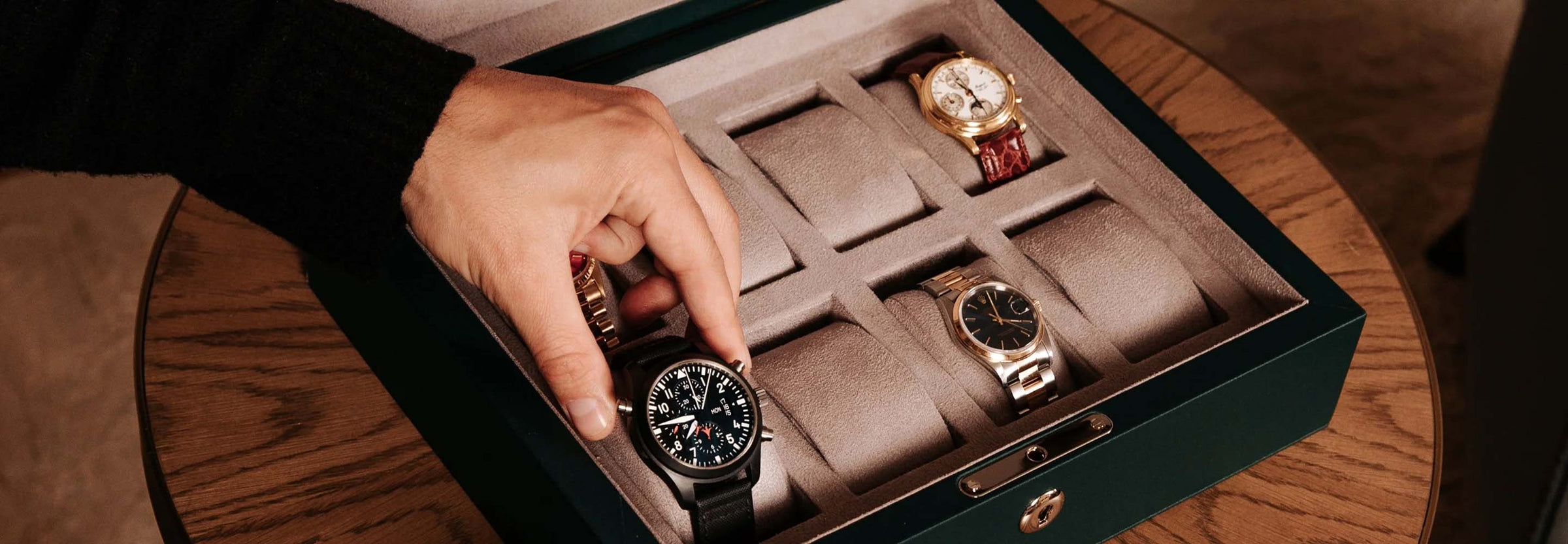 Watch Boxes & Cases | Premium 2, 4, 5, 8 & 10 Piece Watch Boxes & Roll ...