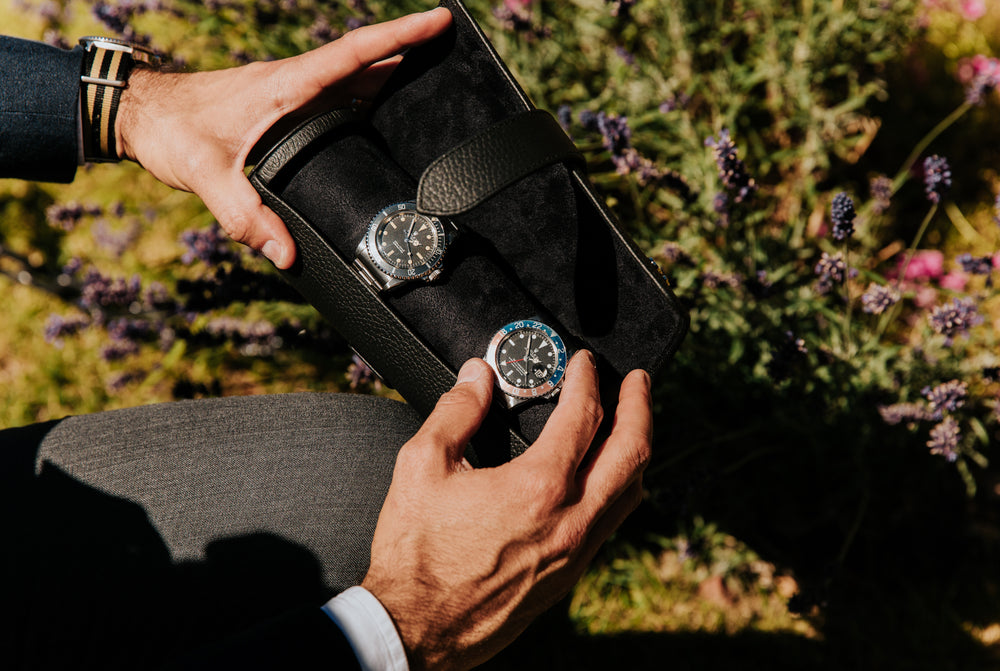 Berkeley Three Watch Roll | Luxury Watch Accessories | Rapport London