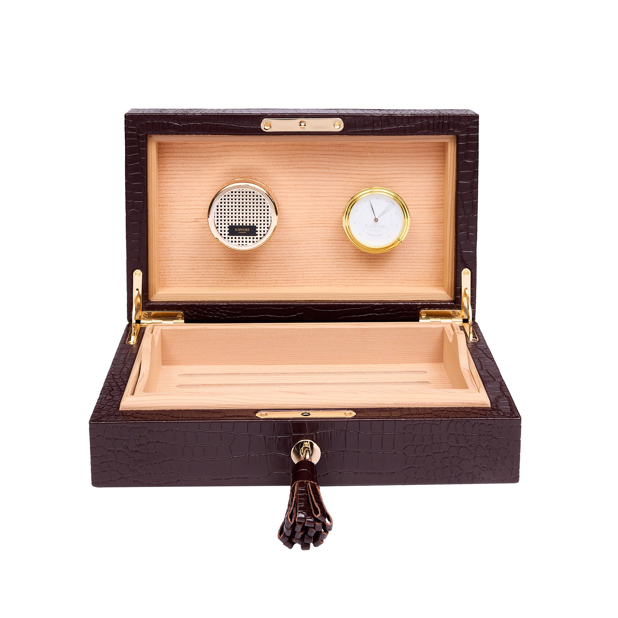 Brompton Small Humidor - Brown
